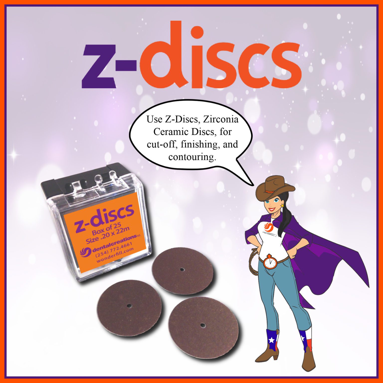 Z-Discs Zirconia Ceramic Disc - Dental Creations, Ltd.